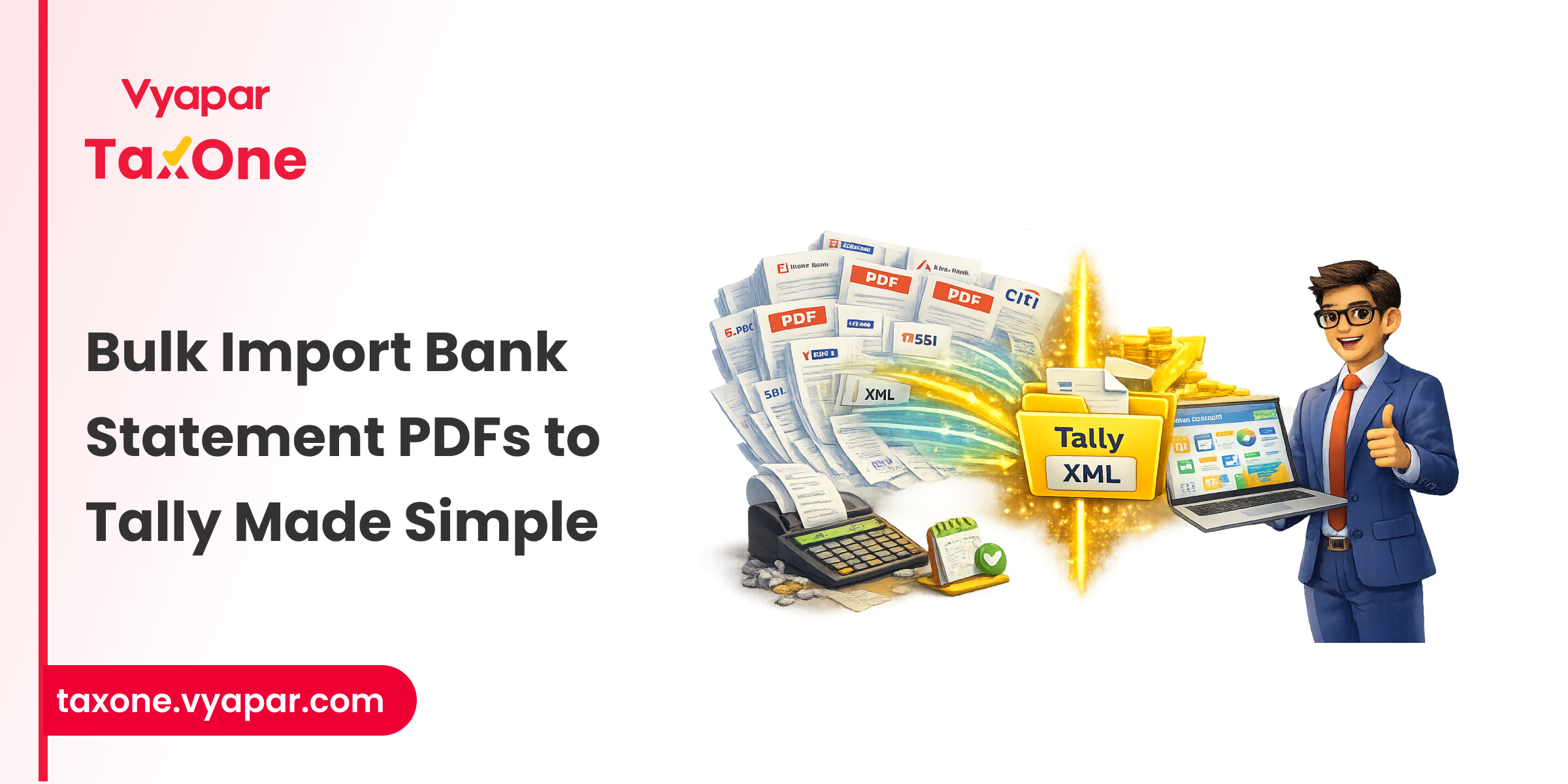 Step-by-Step Guide: Import Multi-Bank Statement PDFs to Tally